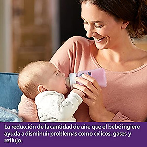 Philips AVENT Anti-colic Baby Bottle with AirFree vent Beginner Gift Set Pink, SCD393/04