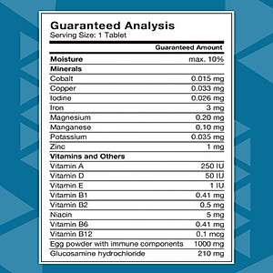 Chewable Dog Nutrition Companion i26 Puppies to Adults - 60 Beef Tabs