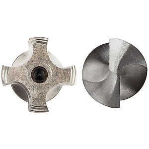 Chicago Latrobe 52580 HT18 High-Speed Steel Jobber Length Drill Bit and Hand Tap Set with Metal Case, Uncoated (Bright) Finish, Wire Size, Letter, Inch, 18-Piece, #6-32 to 1/2"-13 Tap Sizes