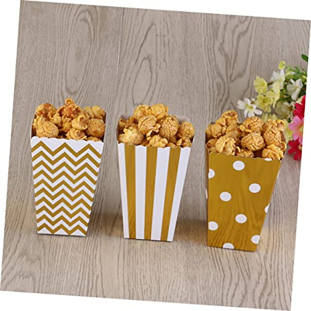 50 Popcorn Carton Snack Containers for Parties