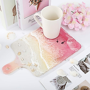 LET'S RESIN Silicone Resin Tray Molds, Epoxy Resin Molds for Rectangle Cutting Board, Large Silicone Molds for Resin Serving Tray, Resin Casting, Resin Art…