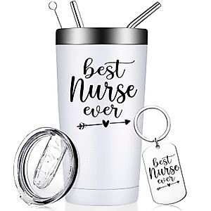 Fufandi Best Nurse Gifts for Women - Nurse Appreciation Gifts - Funny Nurses Day Gifts for Nurse, Doctors, Assistant - Nursing Graduation Birthday Gift - Tumbler Cup 20oz