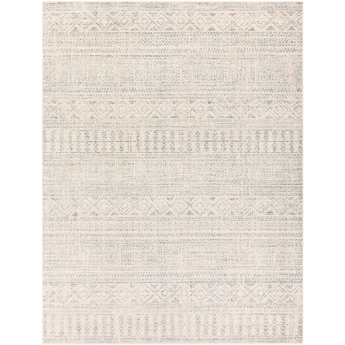 Livabliss Victor Bohemian Moroccan Area Rug,7'10" x 10'3",Gray