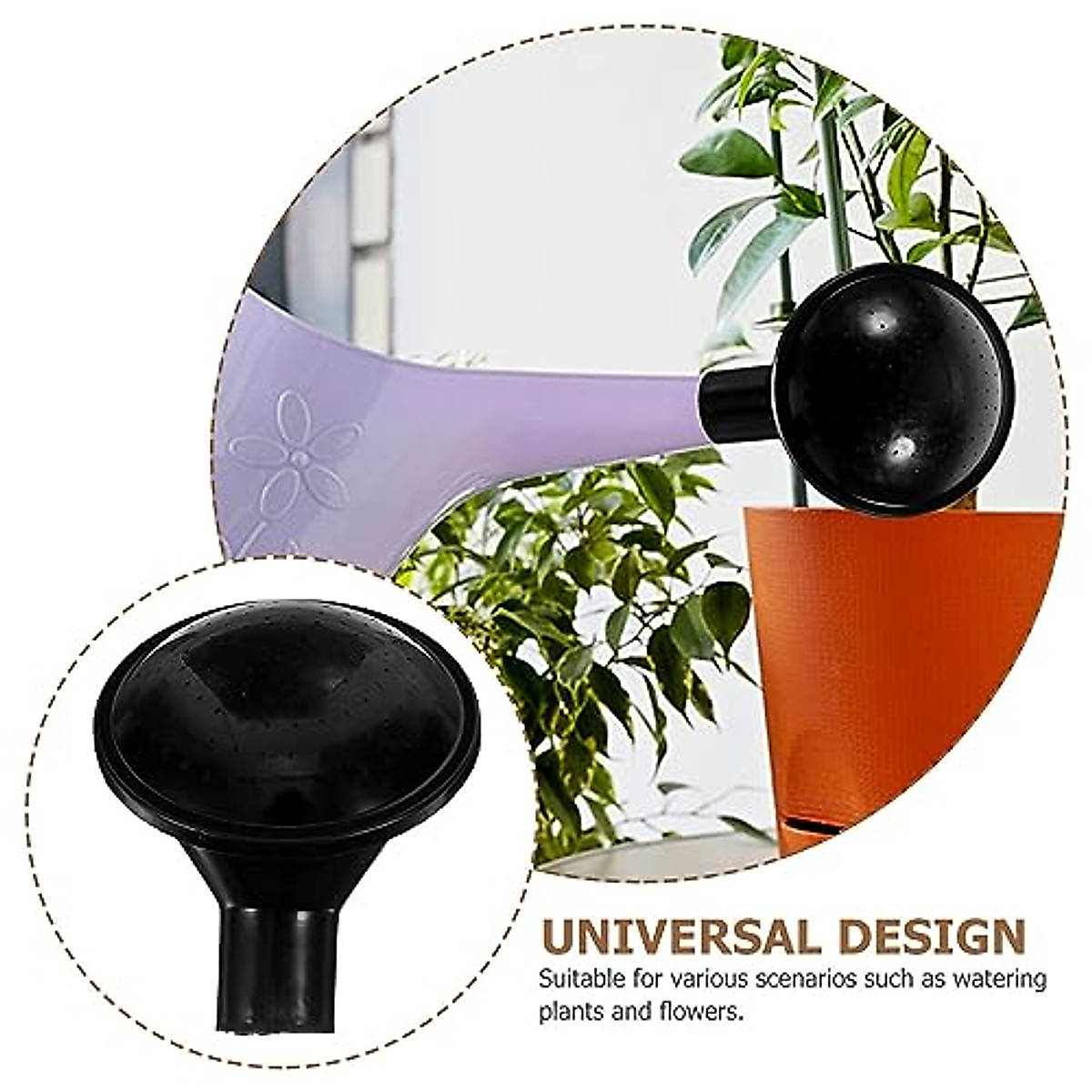 Kichvoe Sprinkler Bottles Water Kettle Bottle Nozzle Cap Bonsai Bottle Cap Garden Watering Nozzle Bottle Watering Cap Bottle Watering spout Watering Kettle Head Spray jug Plastic