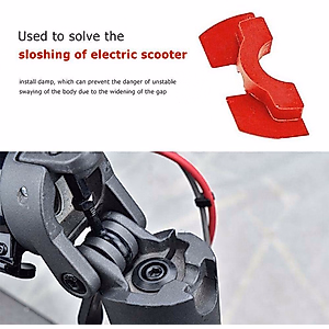 Chuancheng for Xiaomi Mijia M365/M365 Pro M187 Electric Scooter Accessories Pack Set 1 Hook, 1 Rear Fender Support, 1 Dashboard Cover, 3 Rubber, 1 Fender Hook, 1 Cover, 1 Wrench Buckle (Red)