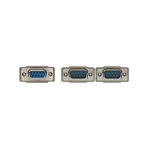 SF Cable 1ft DB9 Female to 2 Male Serial RS232 Splitter Cable