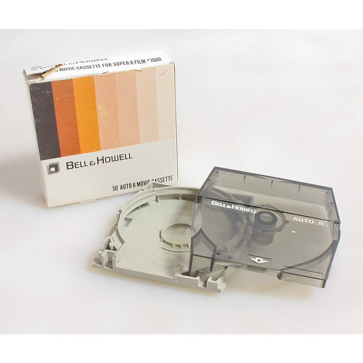 50 AUTO 8 Movie Cassette for Regular OR Super 8MM Film 1600, Bell & Howell
