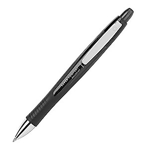 Office Depot Super Comfort Grip Retractable Ballpoint Pens, 1.0 mm, Medium Point, Black Ink, 12 pk, OD36101