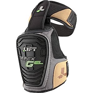 LIFT Safety Apex Gel Knee Guard (Black, One Size) - 1 Pair
