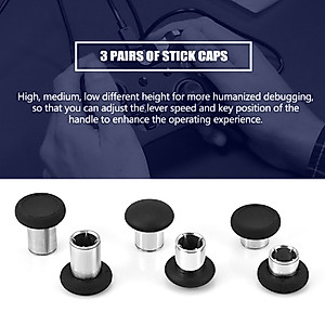 Bewinner Professional Replacement Button Kit with 3 Pairs of Top, Middle and Bottom and 2 Metal Buttons for/ONE Controller