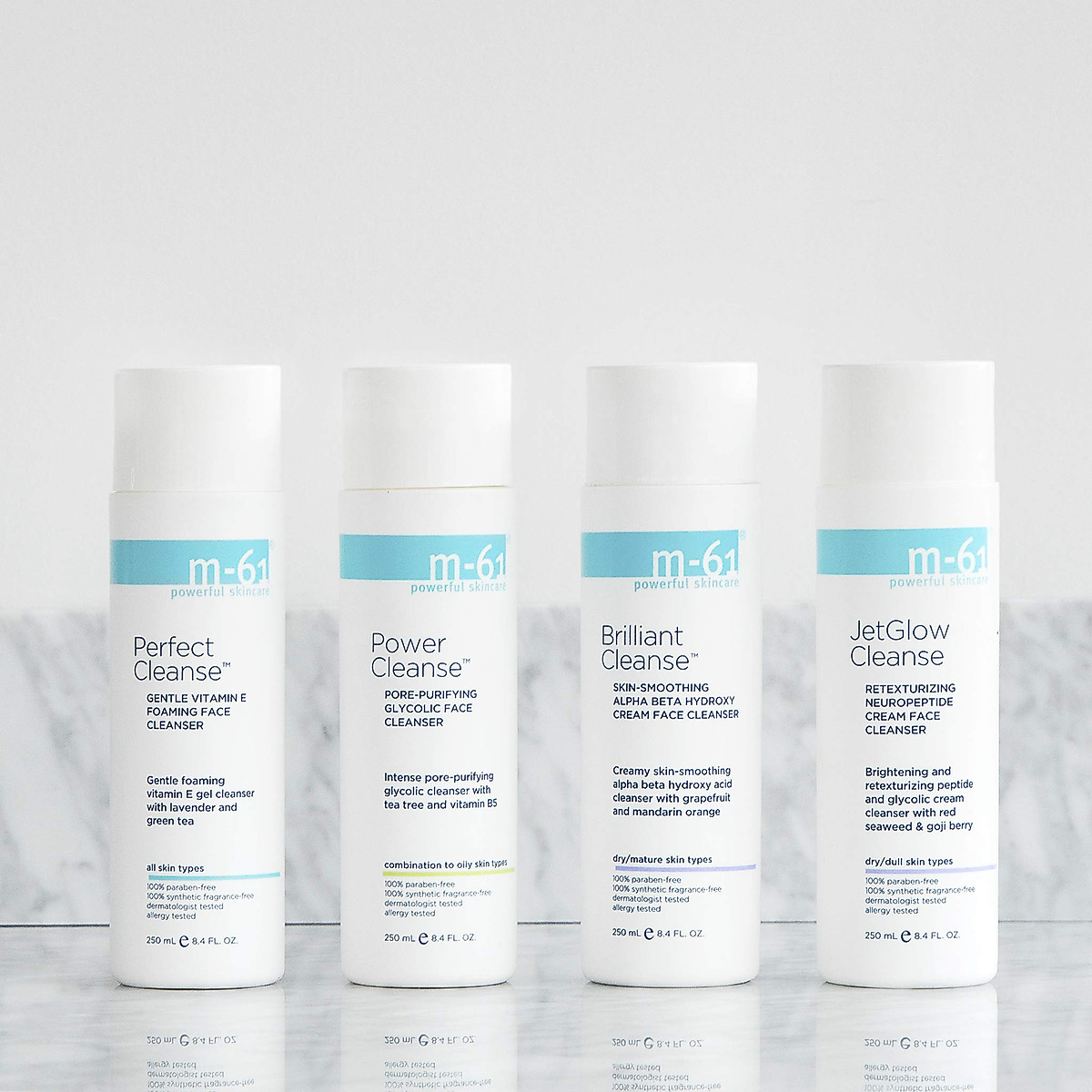 m-61 Perfect Cleanse- 250 ml.- Gentle daily cleanser with vitamin E, lavender & green tea