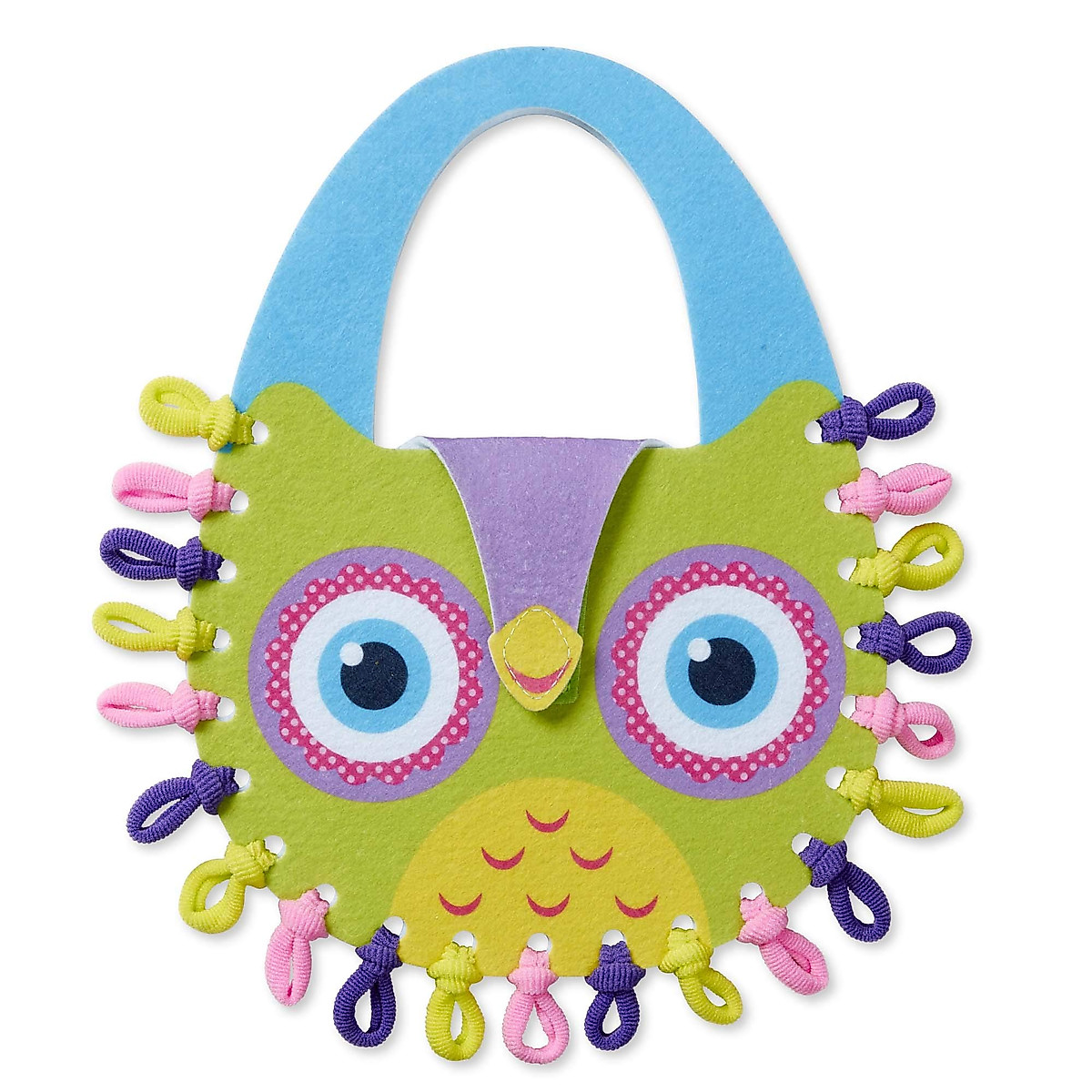 Melissa & Doug Loop It! Beginner Craft Kit - Owl Tote | Arts & Crafts | Age +3 Years | Gift for Boy or Girl