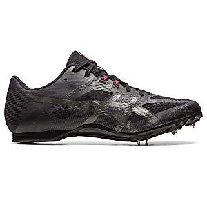 ASICS Unisex Hyper MD 8 Track & Field Shoes, 11.5, Black/Gunmetal