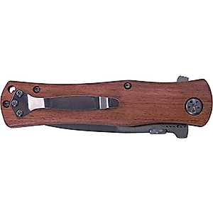 Best Mom Ever Folding Pocket Knife - Great Gift for Mothers's Day Birthday or Christmas Gift for Mom Grandma Wife (Wood Handle)