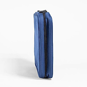 Divinity Boutique Bible Cover Basic Navy - Large (21431) | Fits Bibles up to 6.875" x 9.75" x 2.25"