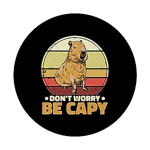Don't Worry Be Capy Capybara PopSockets Standard PopGrip