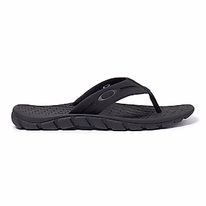 Oakley Mens Operative Sandal 2.0 Flip-Flop, Blackout, 10 US
