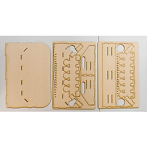 GameCraft Miniatures Painting Station - 36mm for Polly Scale, 10ml Tamiya and Similar Bottles