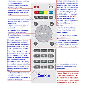 ComXim Professional 360 Degree Photography Turntable for Product Photography, 15.8in(40cm) Diameter,Automatic Remote Control Angle,Speed,Direction, Various Rotation Mode (White)
