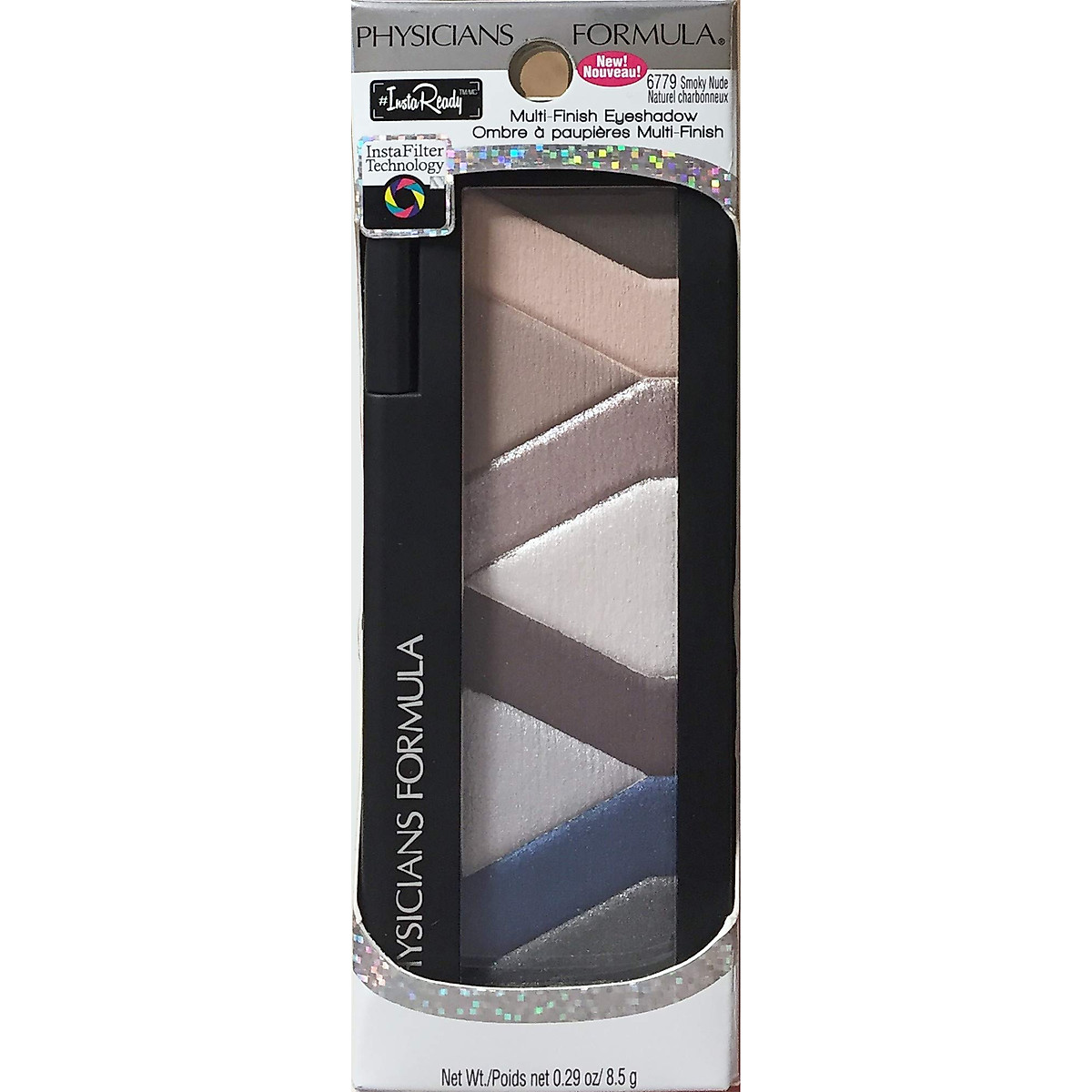 Physicians Formula Instaready Multi-Finish Eyeshadow, Smoky Nude, 0.28 Ounce