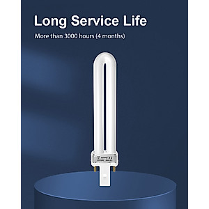 4 Pack 21050 9W Replacement Bulbs Compatible with Dynatrap DT3009 DT3019 DT3039 Indoor Insect Mosquito Trap