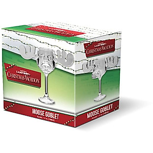 Spoontiques - National Lampoon’s Christmas Vacation Acrylic Moose Cup - Griswold Moose Mug - 4.5” - 6 Ounce,Clear