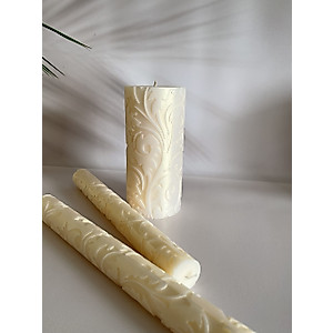 Magik Life Unity Candle Set for Wedding - Wedding Unity Set for Reception and Ceremony - Candle Sets - 6 Inch Pillar and 2 * 10 Inch Tapers