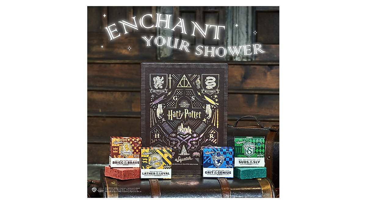 Dr. Squatch Harry Potter Soap Collection - 4 Natural Bar Soaps in ...