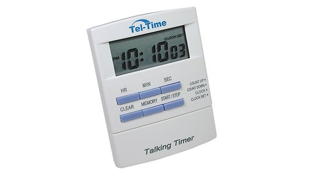 Talking Timer with Clock - Dual Function Gadget