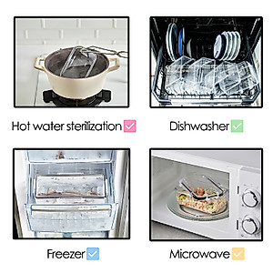 gotman Airtight Food Storage Container With Lid (21.6oz) Leak-Proof Lunch Box | BPA-Free | Meal Prep | Microwave, Freezer and Dishwasher Safe | Kitchen Fridge Organizer Boxes | Fresher Food