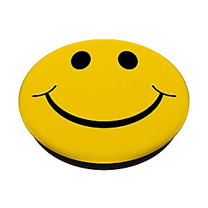 Vintage Retro Classic 70s Yellow Happy Face PopSockets Swappable PopGrip