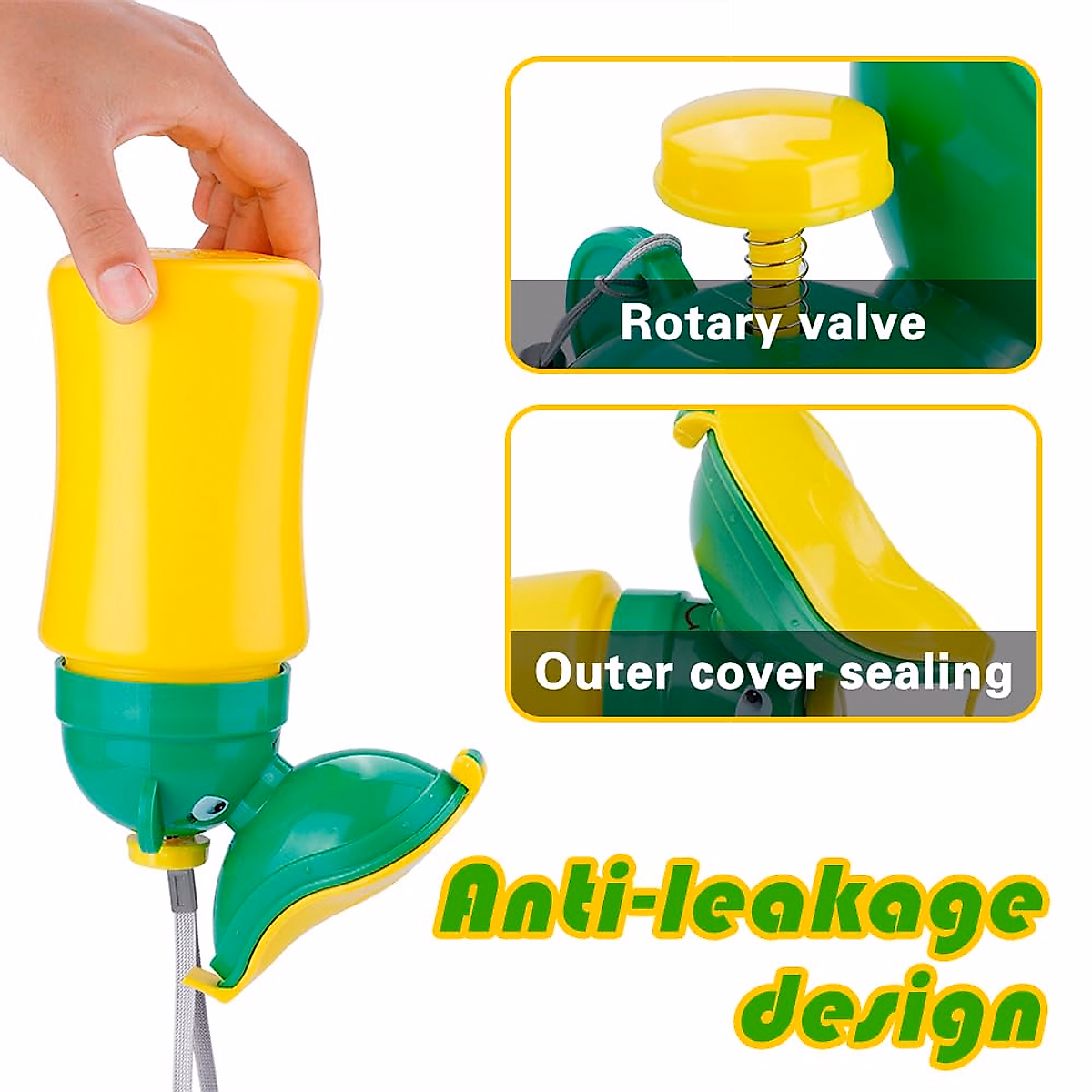 BORDSTRACT Baby Travel Pee Potty, Portable Baby Child Potty Urinal Emergency Toilet Baby Travel Urinal Convenient Pee Potty Toilet for Camping Car Travelling (Boy)