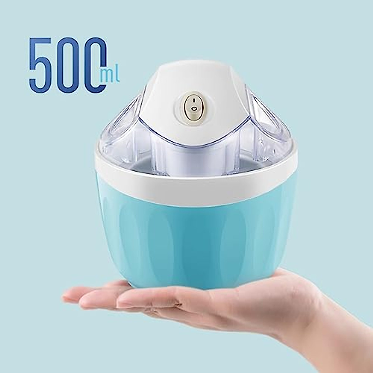 Ice Cream Maker Ice Cream Machine Home Made Fruit Yogurt Ice Cream Machine Fully Automatic Small Ice Cream Machine DIY Ice Cream Machine (Color : Brass)
