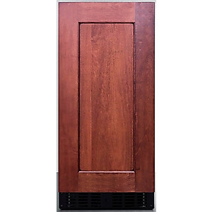 Summit Appliance ASDS1523IF 15" Wide Built-In All-Refrigerator, ADA Compliant, Black Cabinet, Stainless Steel Door, Digital Controls, Open Door Alarm, Frost-free Operation, Panel NOT Included