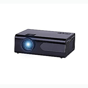 DROOS Portable Mini Projector 800 Lumens LCD Projector 800x480P Resolution 2000:1 Contrast Ratio Home Theater (Color : Photo Color(projectors)