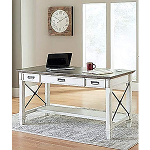 Martin Furniture Writing Table, White