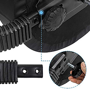 Nova Microdermabrasion Rolling Stool Swivel Salon Stool Chair Adjustable Drafting Stool Tattoo Office Massage Medical Facial Spa Stool with PU Cushion Backrest 4pcs