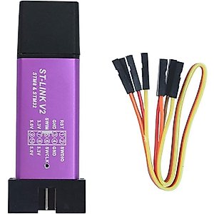 Aideepen ST Link V2 Programming Unit Mini STM8 STM32 Emulator Downloader M89 New (Random Color)