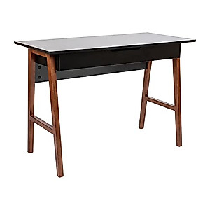 Flash Furniture Computer Desk - Black Home Office Desk with Storage Drawer - 42" Long Writing Desk for Bedroom