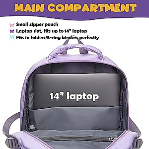 BLUEFAIRY Ita Bag Backpack Cute School Bag with insert Pin Display Backpack for School Anime Cosplay Gift (PURPLE)