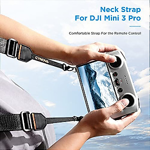 CYNOVA DJI Mini 3 Pro RC Strap Lanyard, Drone Remote Neck Strap Compatible with DJI RC Remote / DJI RC Pro Controller for DJI Mini 3 / Mavic 3 classic, DJI Smart Controller Lanyard for Mavic 3 Accessories / DJI Mini 3 Pro Accessories