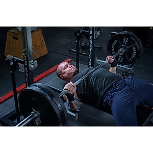 Wrist Wraps Weightlifting - Stiff Heavy Duty 18" Wraps With Thick Thumb Loop For Powerlifting, Bodybuilding, Cross Training, & Heavy Presses (Black - Medium Stiff, 18")