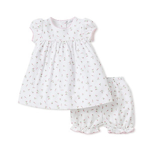 Kissy Kissy - Garden Roses Dress with Diaper Cover-6-9mos