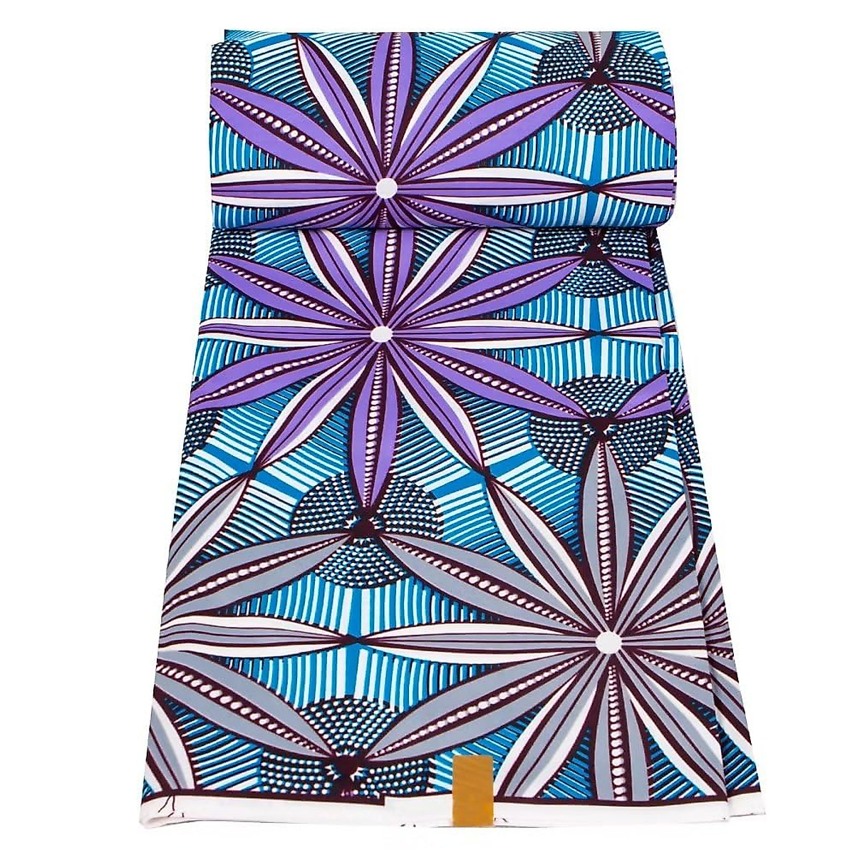 6 Yards African Wax Polyester Fabric Original Ankara Fabric Tissu Craft DIY Sewing Material