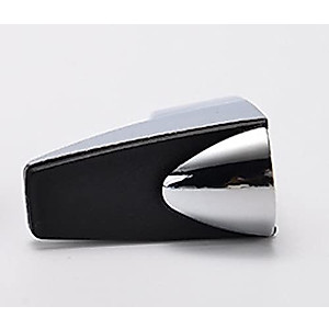 XVL 15.5-Inch Bathroom Glass Shelf, Chrome GS3004B-L