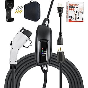 DUOSIDA Level 2 EV Charger – 16A, 25FT Portable J1772 Charging Station | Startway Edition
