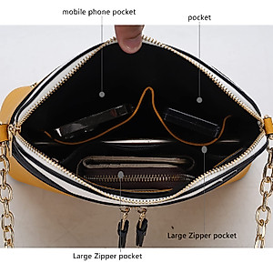 MKF Collection Crossbody Bag for Women, Vegan Leather Pocketbook Handbag Pocket Messenger Purse, Shoulder Bag by Mia k