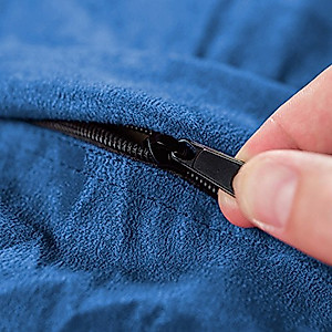 Chill Sack Bean Bag Chair: Giant 8' Memory Foam Furniture Bean Bag - Big Sofa with Soft Micro Fiber Cover - Royal Blue