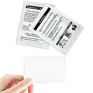 Card Reader Cleaning Cards - BIHYM Dual Side Credit Card Reader Cleaner, CR80 Card Reader Cleaner POS Swipe Terminal Cleaning Cards (50PCS)