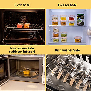 KidMoments 6 oz Set of 12 Glass Baby Food Jars, Glass Containers with Airtight Lids for Toddler, Reusable Leakproof Baby Bullet Jars with Small Size, Oven, Freezer, Microwave & Dishwasher Safe